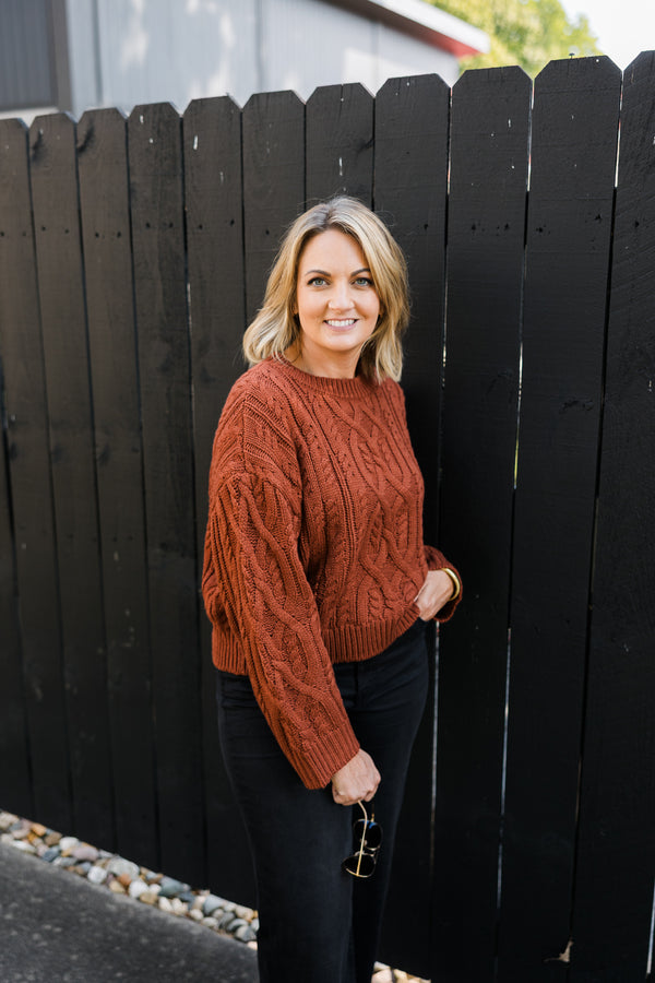 Patricia Cable Knit Sweater | FINAL SALE