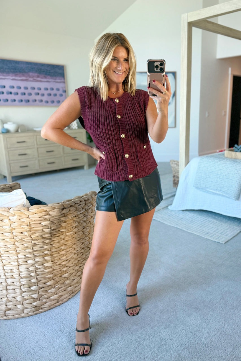 Charlie Button Down Sweater Vest | FINAL SALE
