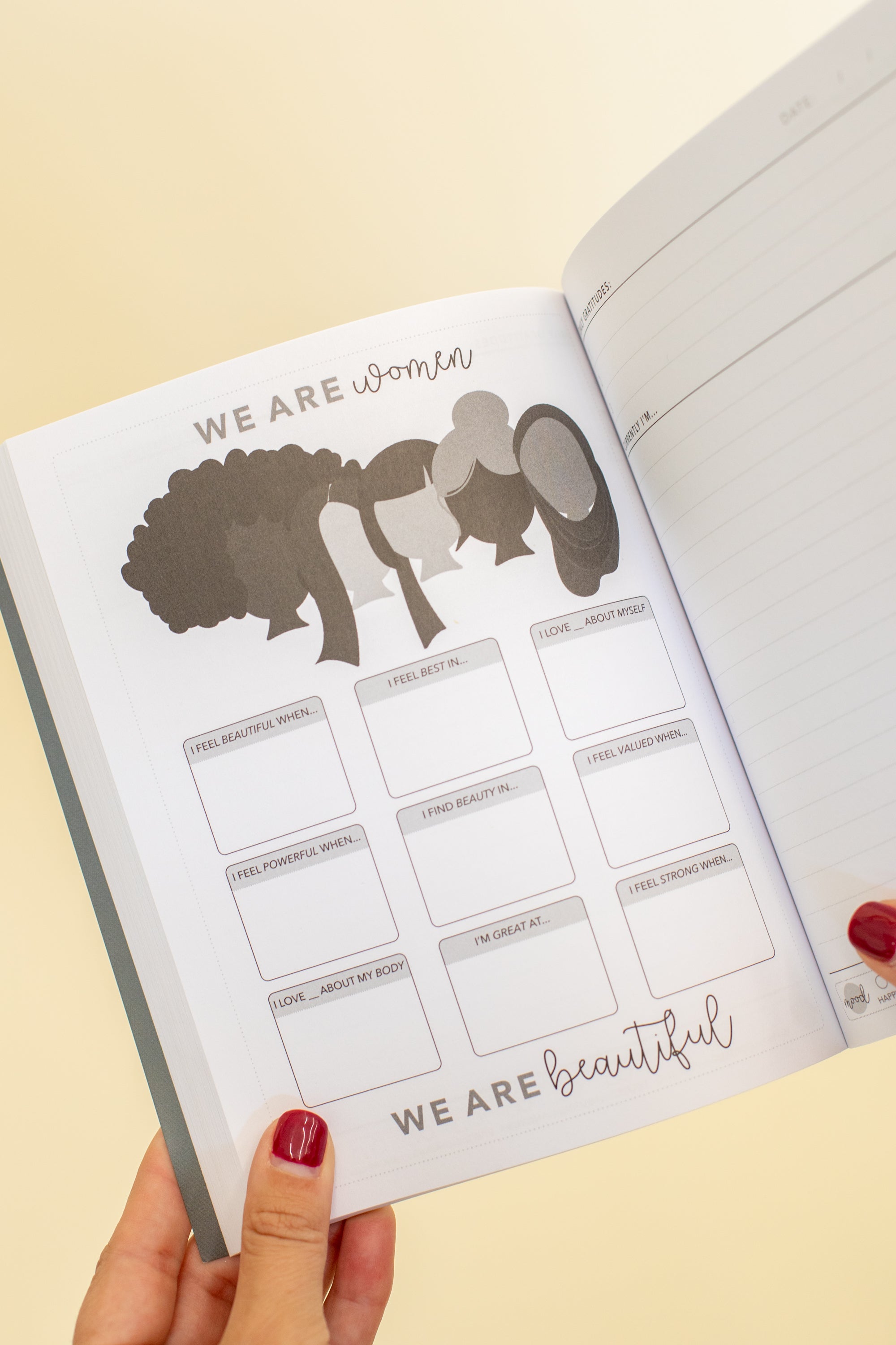 1 Year Currently I'm Gratitude Journal: Green Floral – Living In Yellow